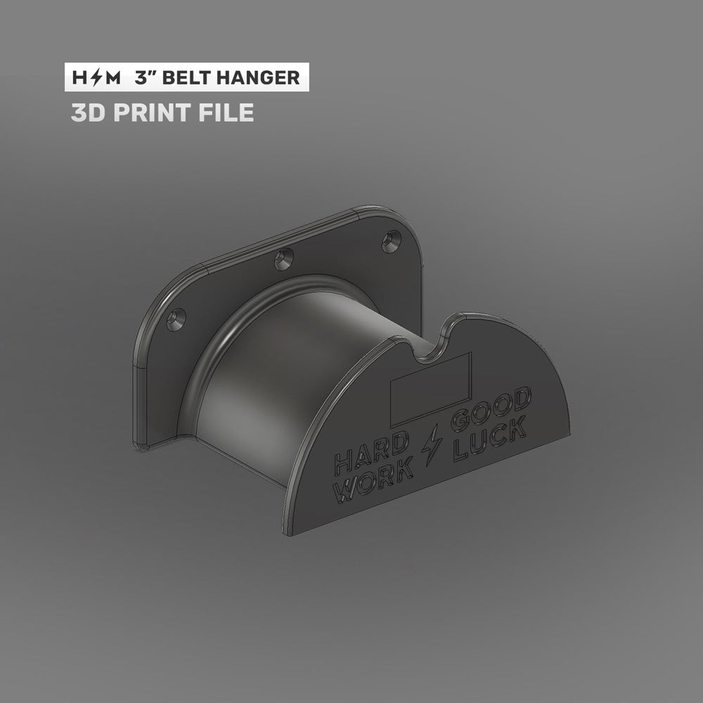 Belt Hanger 3D Print Files – HouseMade Industrial