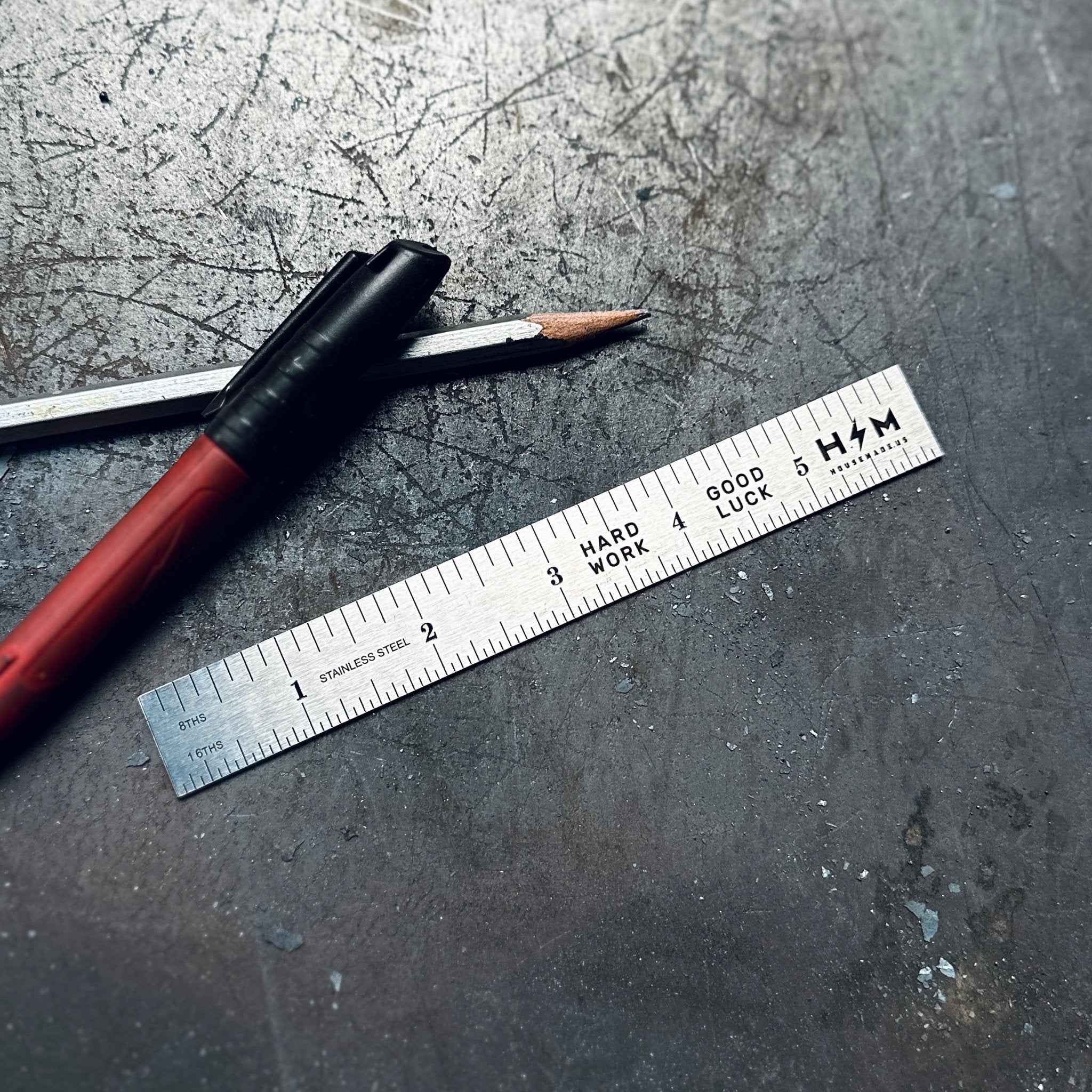 Stainless Steel 6-inch Rule – HouseMade Industrial